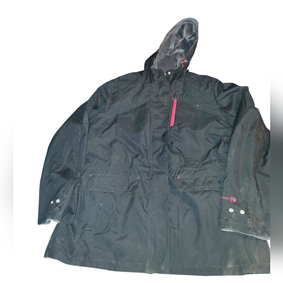 Free Country | Jackets & Coats | Free Country Black Hooded Jacket ...